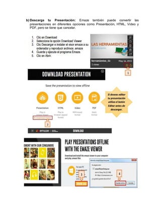 ¿COMO CREAR UNA PRESENTACIÓN EN EMAZE? | PDF