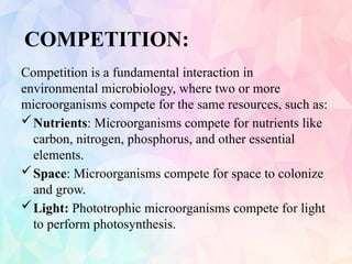 Competition And Amensalism. [Environmental Microbiology ] | PPT