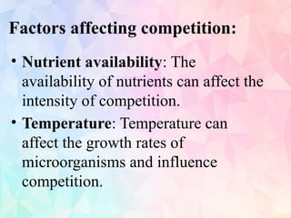 Competition And Amensalism. [Environmental Microbiology ] | PPT