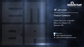 EMBA - Firmware analysis - Black Hat Arsenal USA 2022 | PDF