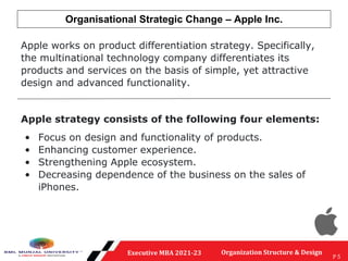 Organizational Structure Analysis Apple Inc. | PPTX