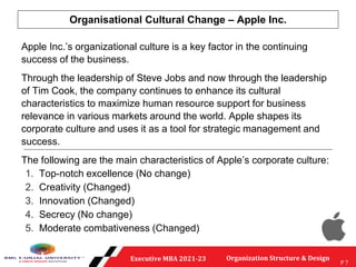 Organizational Structure Analysis Apple Inc. | PPTX
