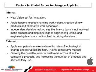 Organizational Structure Analysis Apple Inc. | PPTX