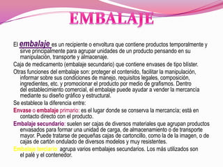 Embalaje | PPTX