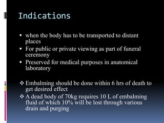 Embalming all points | PPTX