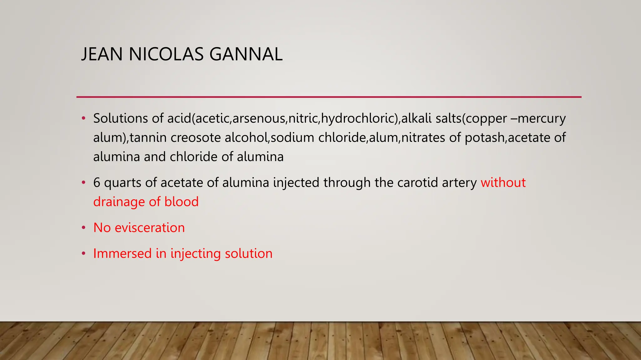 embalming introduction and types anatomy | PPTX