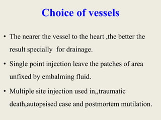 Embalming diagnosis and m.l aspect | PPTX