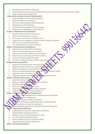 Emba , mba, nibm answer sheets. 9901366442 | DOC