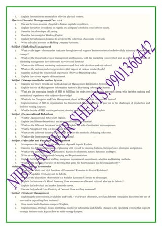 Emba , mba, nibm answer sheets. 9901366442 | PDF