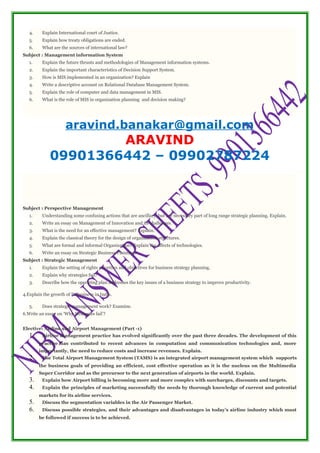 Emba , mba, nibm answer sheets. 9901366442 | PDF