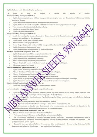 Emba , mba, nibm answer sheets. 9901366442 | PDF