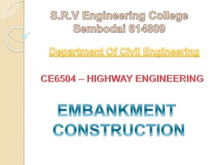 Embankment | PPTX