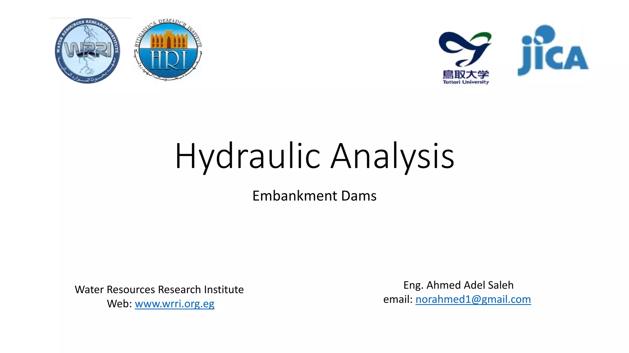 using embankment dams for flash flood risk management | PPT