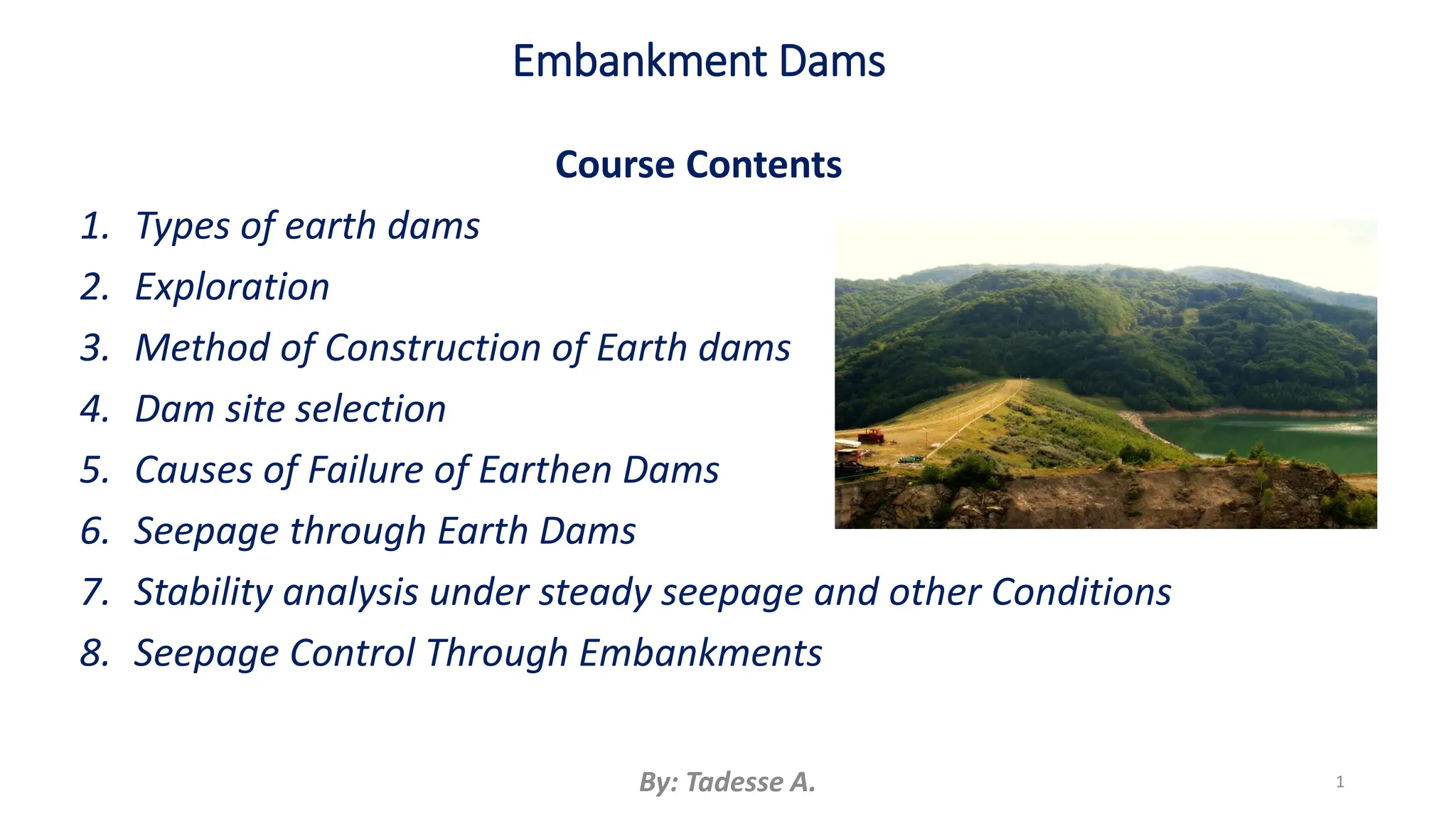 Embankment dams site selection and stability analysis | PDF