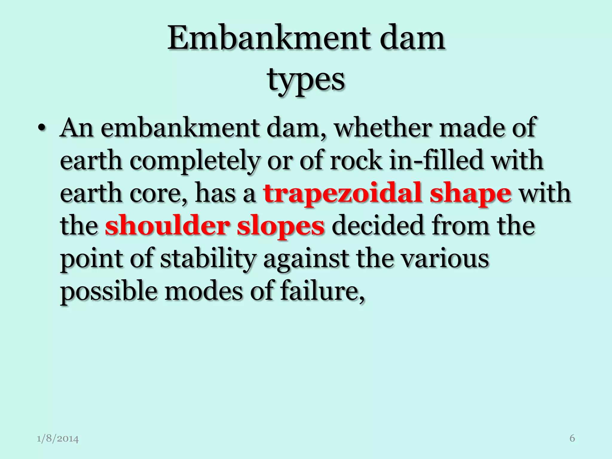 Embankment lecture 1 | PPTX