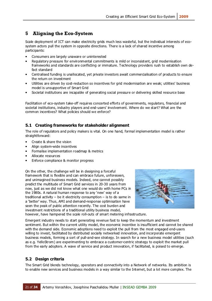 Creating an Efficient SmartGrid Eco-system