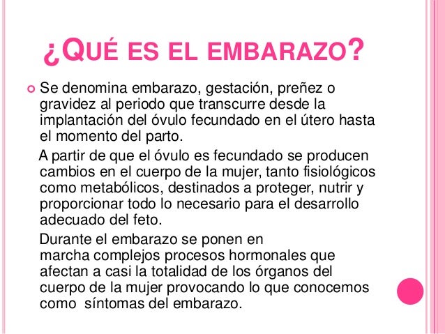 Embarazo
