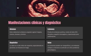 Embarazo ectopico presentación realizada con GPC | PDF