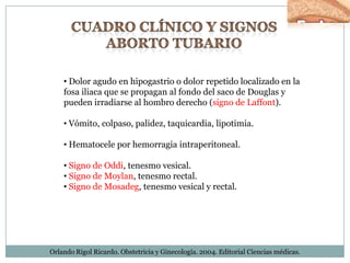 Embarazo ectopico1 | PPTX