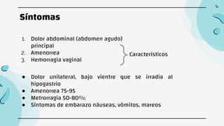 Embarazo Ectópico para la materia de ginecología | PDF