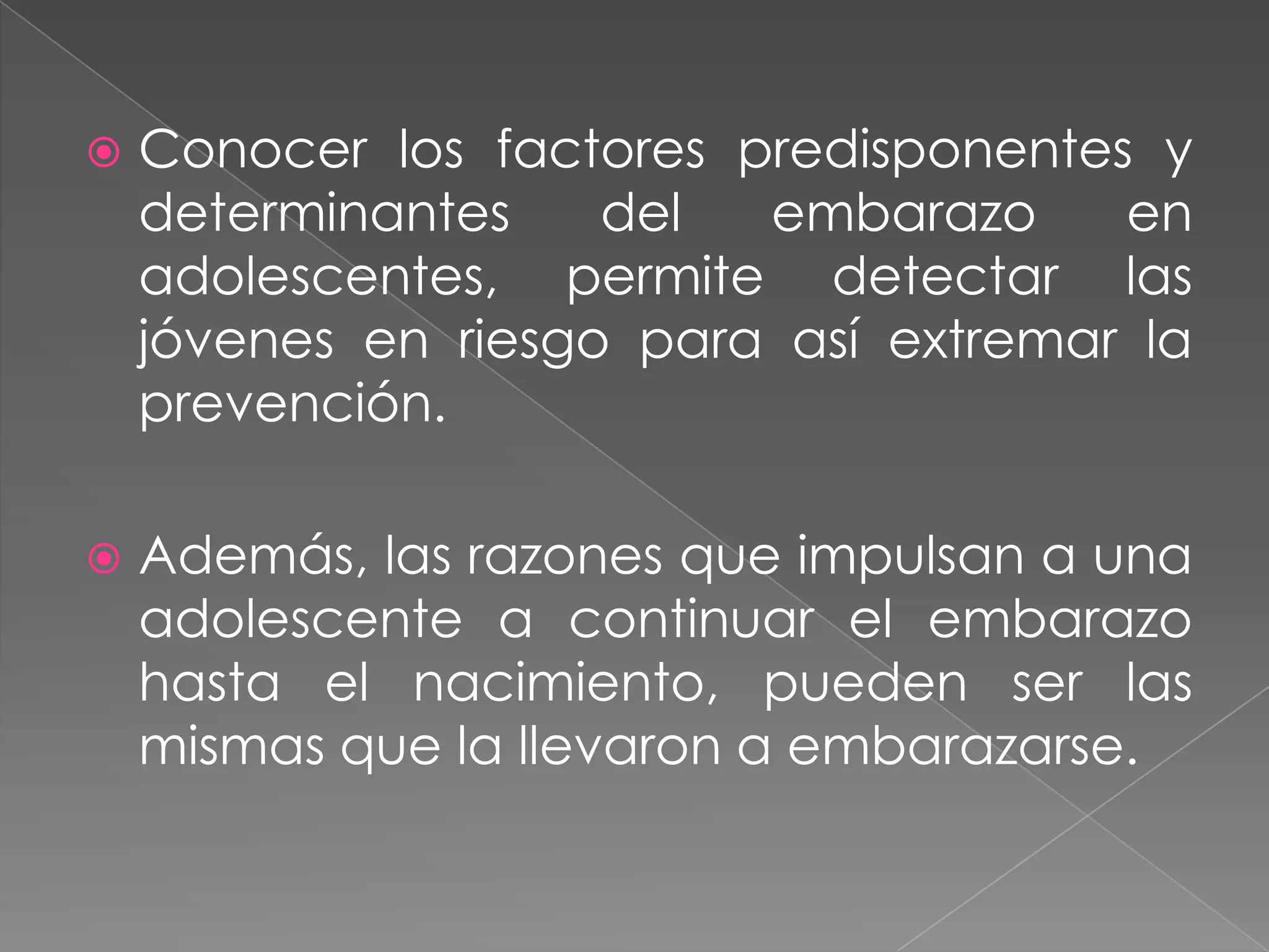 Embarazo en la adolescencia | PPTX