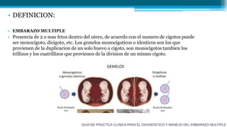 Embarazo multiple | PPTX