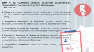 Embarazo normal en la mujer y cuidado prenatak | PPTX