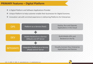 Embark digital transformation with Infor Xi platform | PPT