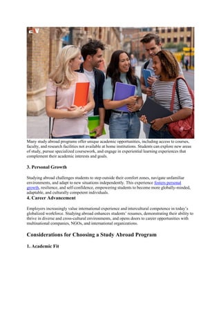 Exploring Study Abroad Programs: Benefits and Steps To Prepare ...