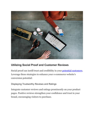 Ecommerce website Optimizing for success | PDF