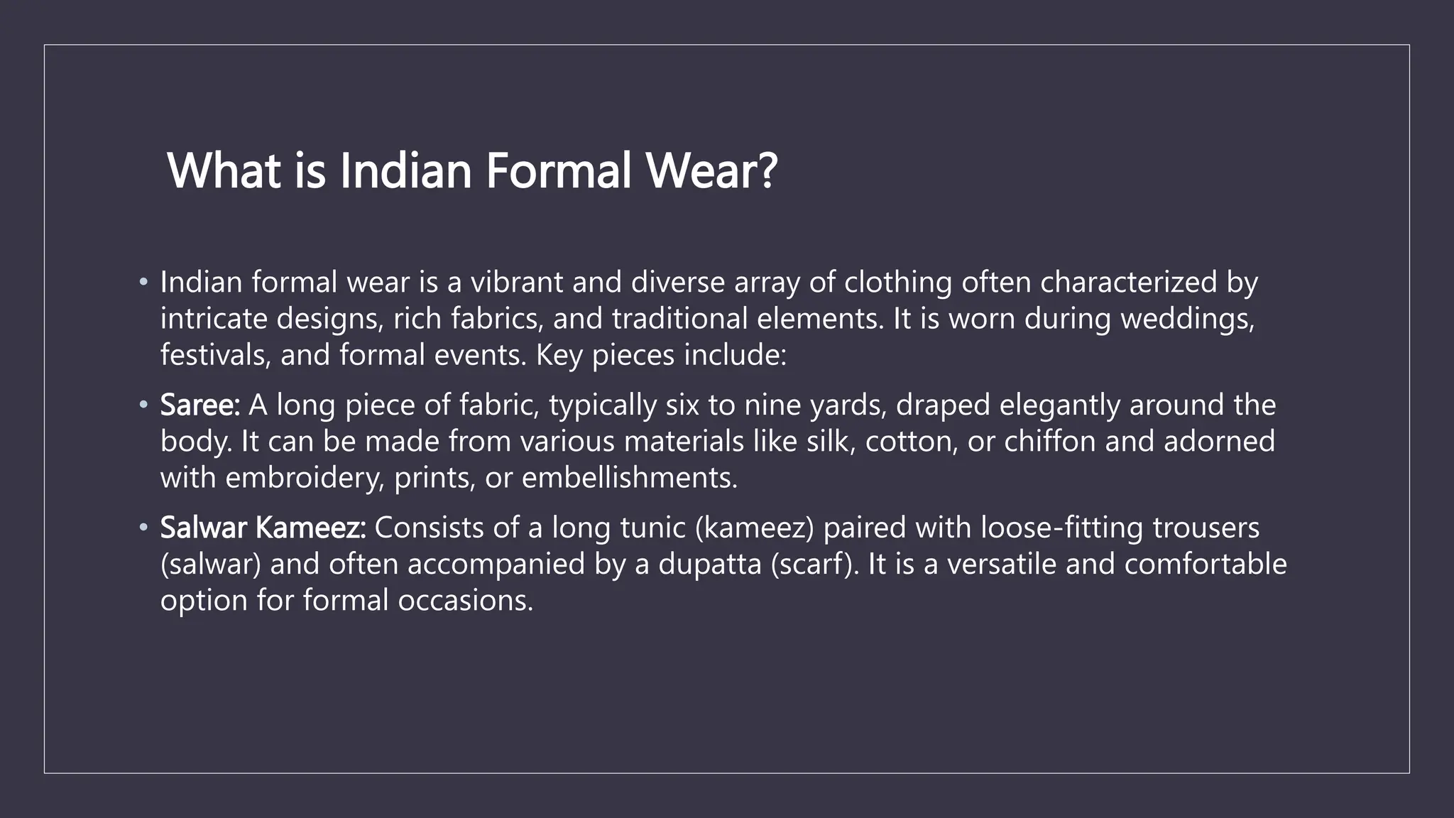 Embark on style journeys Indian clothing store denver guide.pptx