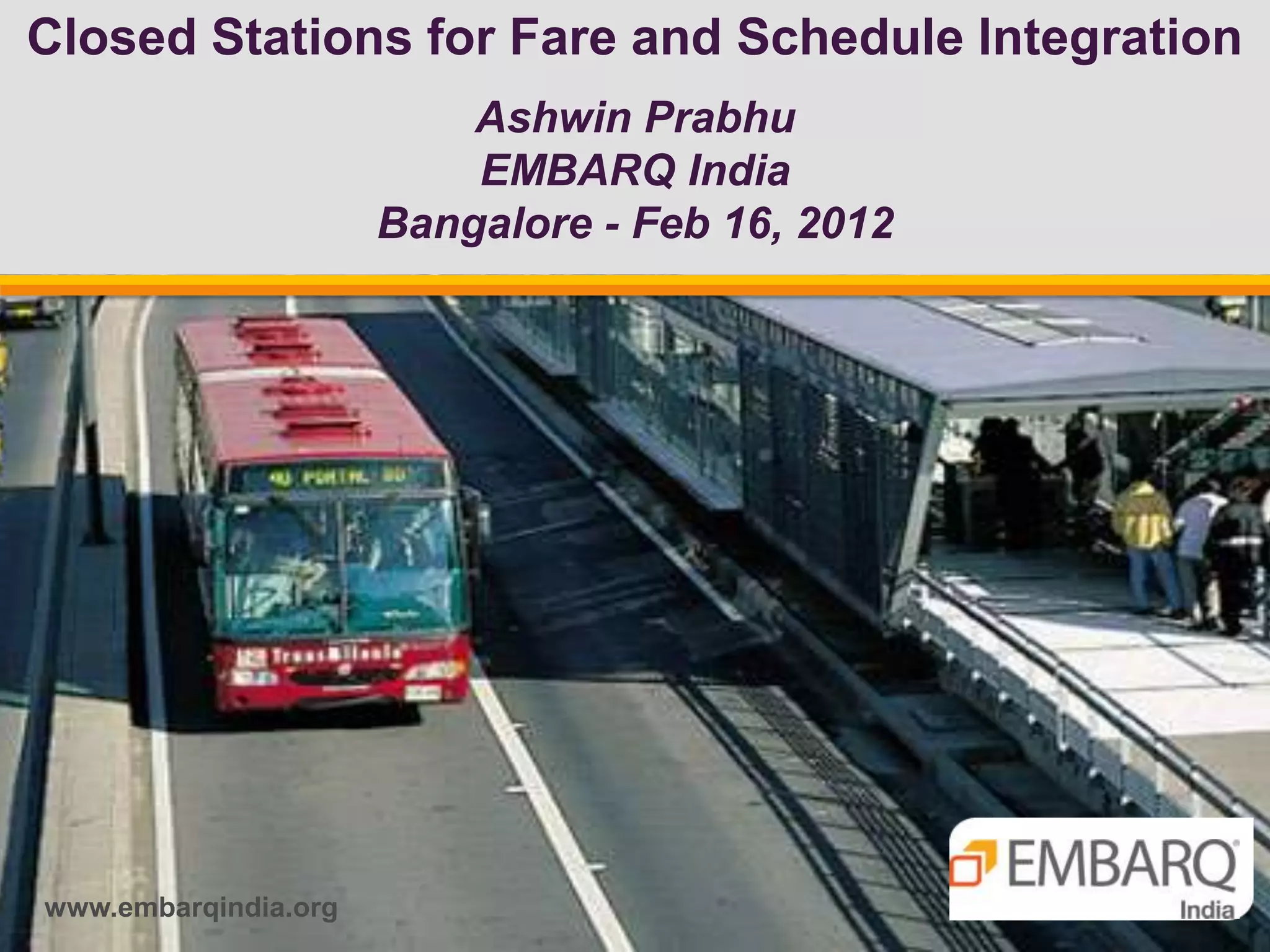 EMBARQ India - Talking Transit - Closed Stations for Service ...