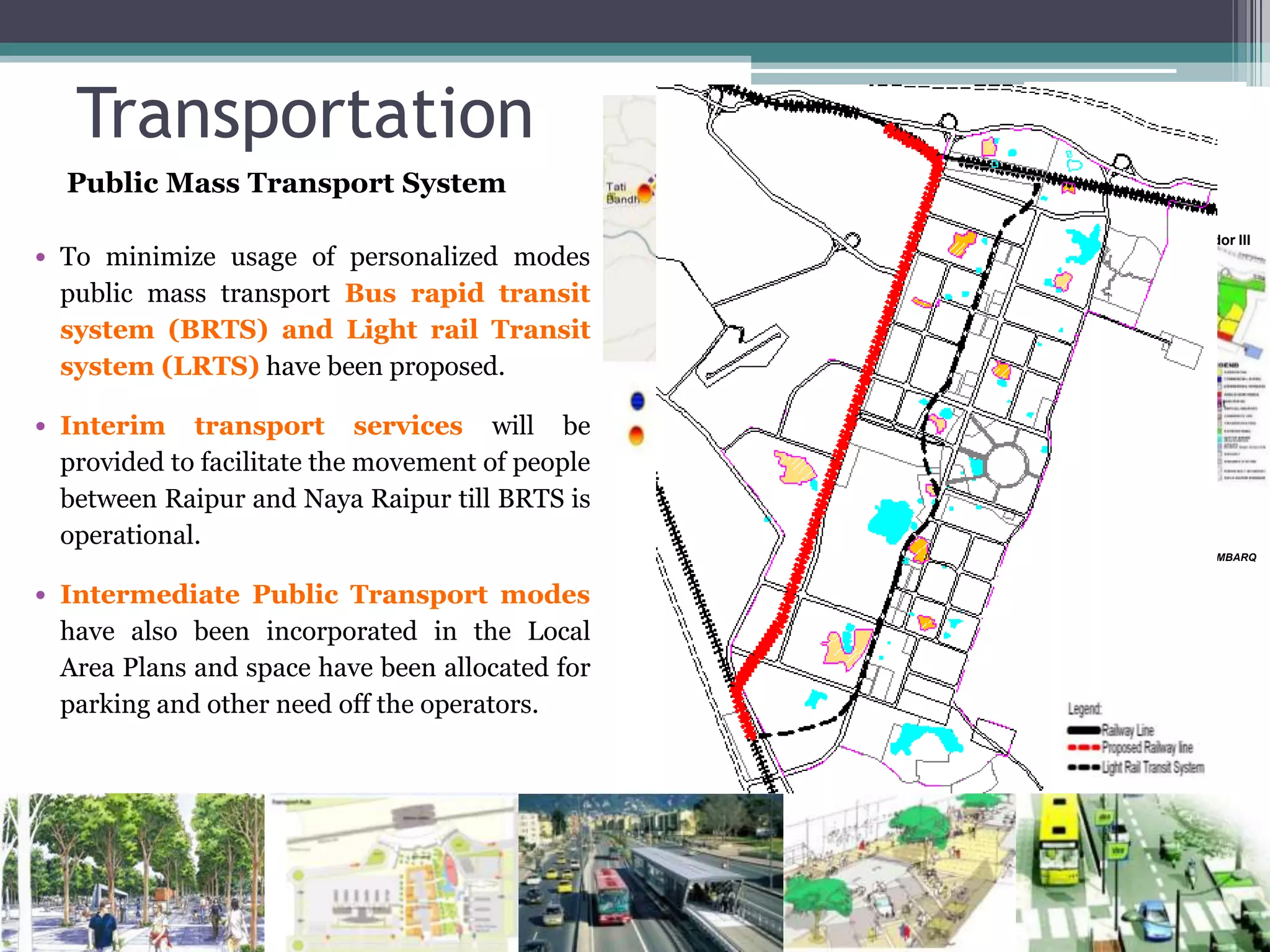 EMBARQ India - Talking Transit - Naya Raipur Presentation | PPTX
