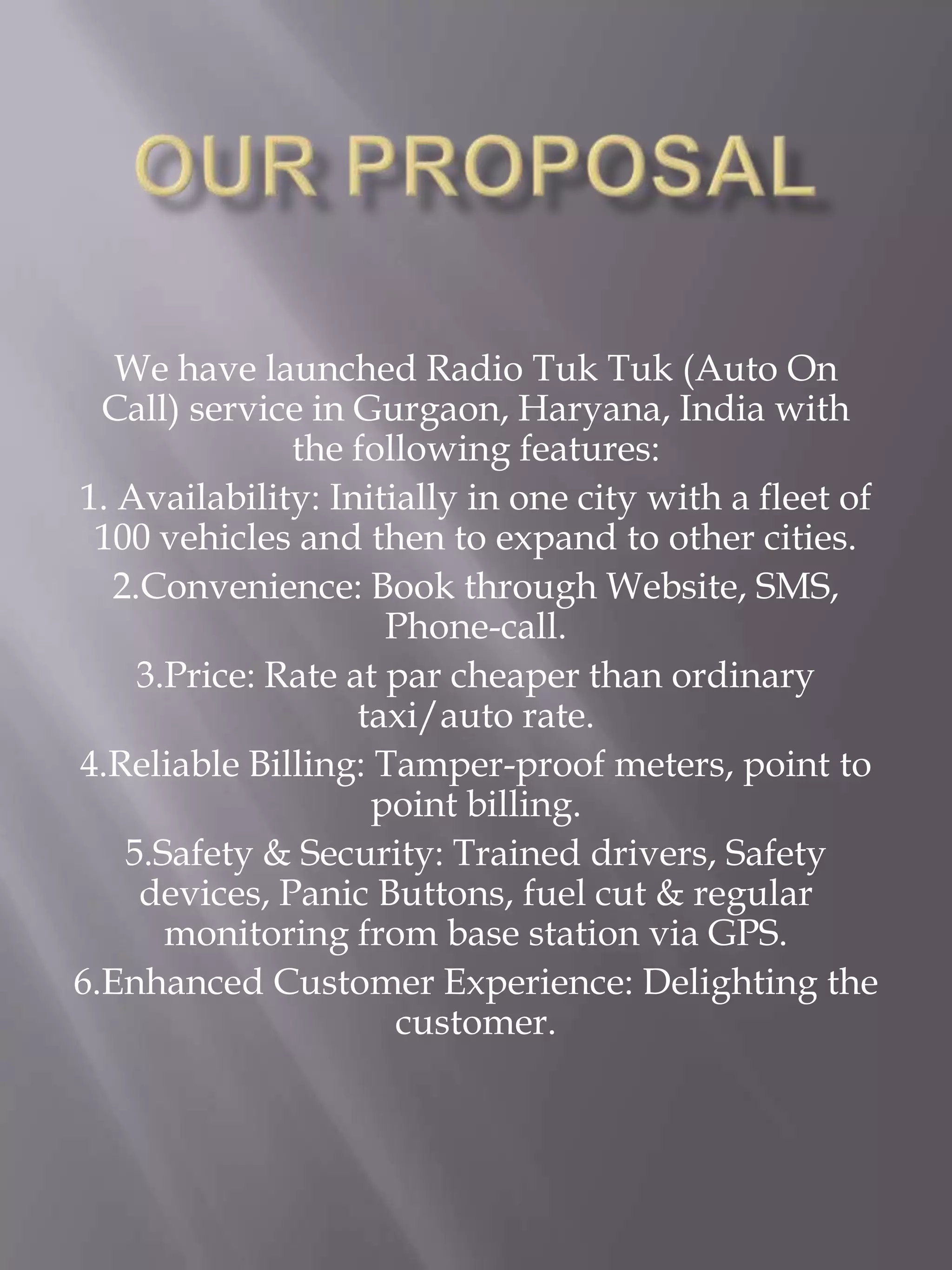 EMBARQ India Rickshaw Rising Workshop - radio tuk tuk | PPTX