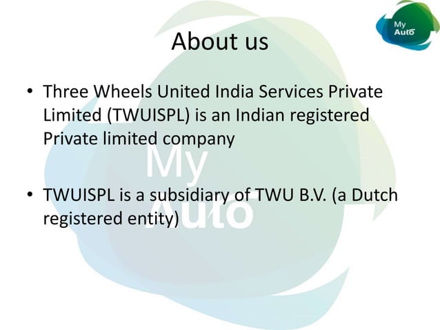 EMBARQ India Rickshaw Rising Workshop - three wheelsunited | PPTX ...