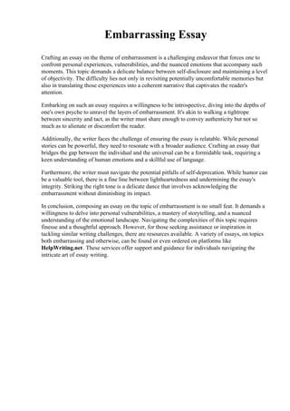 Embarrassing Essay.pdf