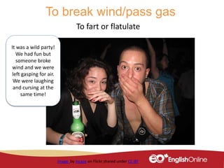 Embarrassing moments idioms | PPTX