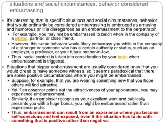 Embarrassment | PPTX
