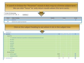 Embase database searching | PPTX