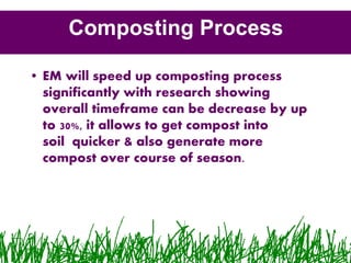 Em based quick composting techniques | PPTX | Gardening | Home & Garden