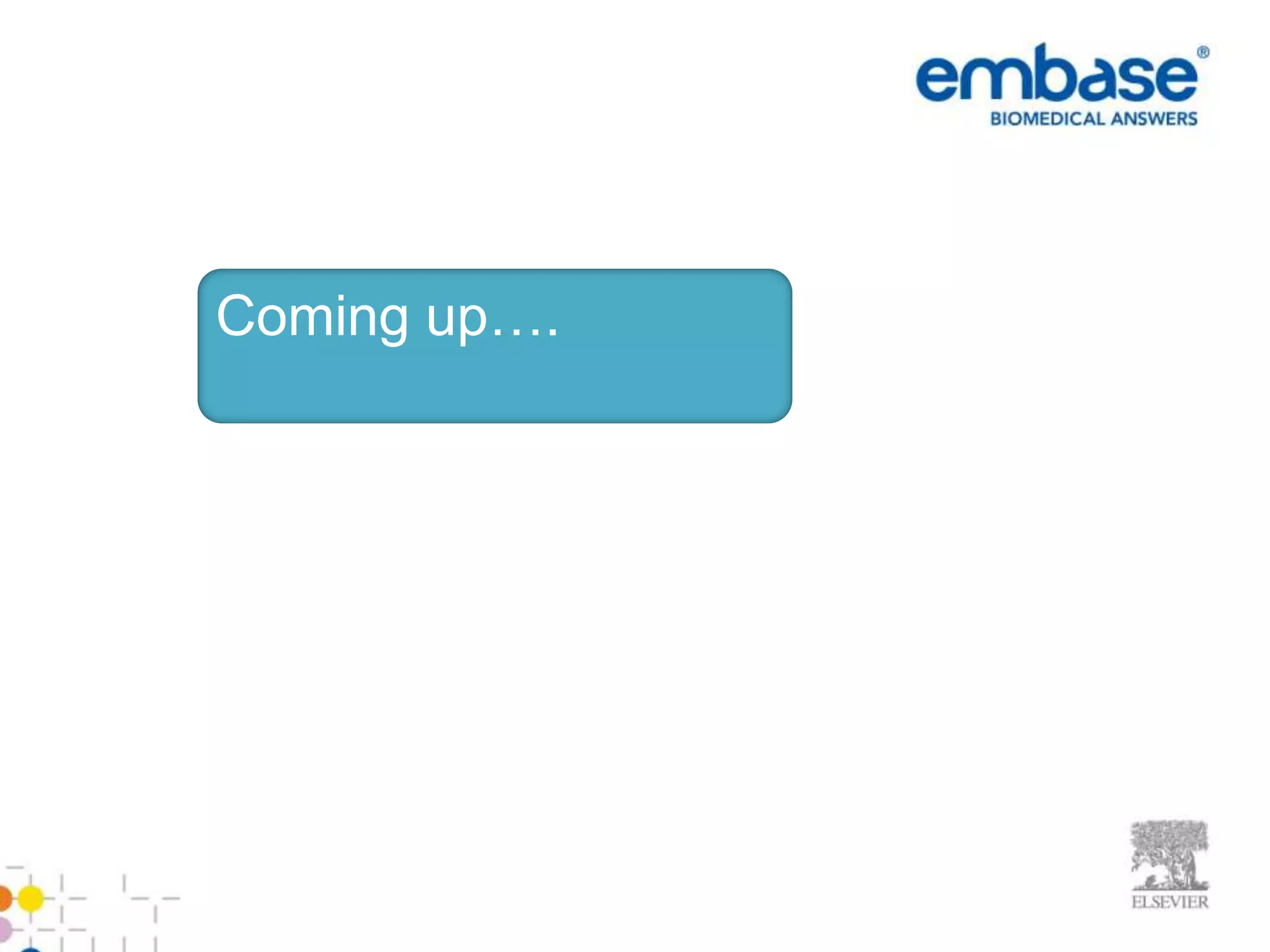 Embase technology showcase mla v9 | PPT