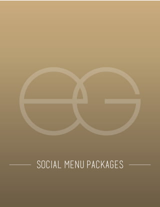 Embassy Grand Convention Centre - CORPORATE MENU PACKAGES | PDF