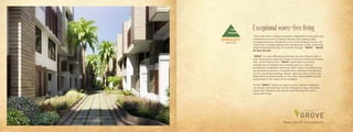 Embassy Grove, Bangalore. 4 BHK Duplex & Triplex villaments ...