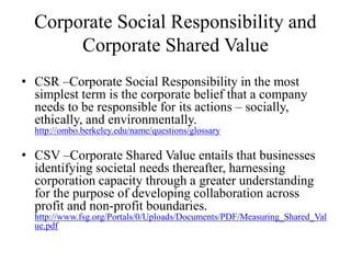 Embawood corporate strategy on csr | PPT
