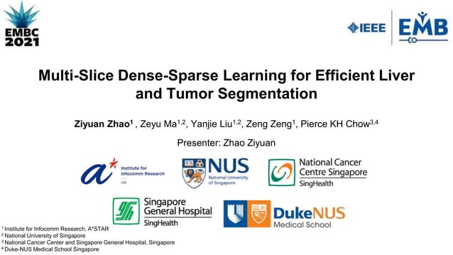 [EMBC 2021] Multi Slice Dense Sparse Learning for Efficient Liver and ...