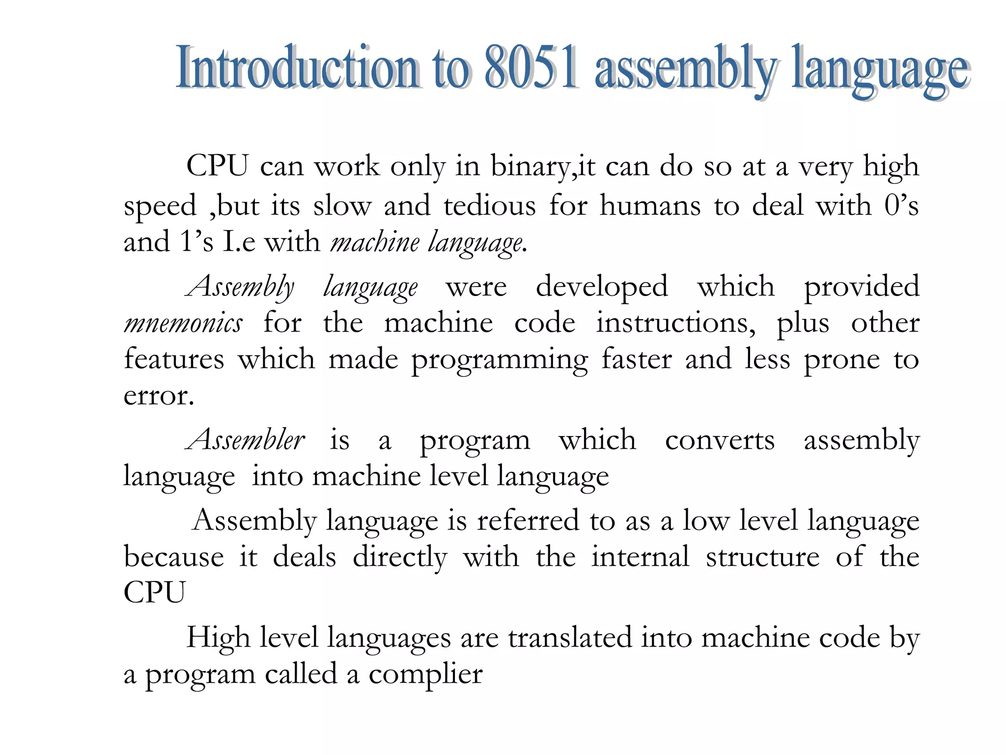 Emb day2 8051 | PPT