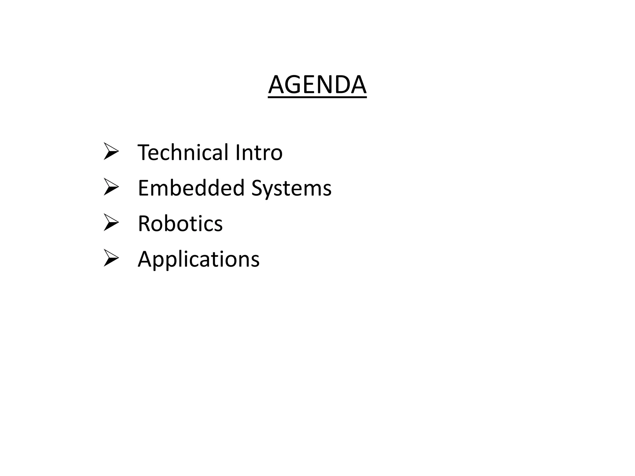 Embedded Systems & Robotics | PPTX