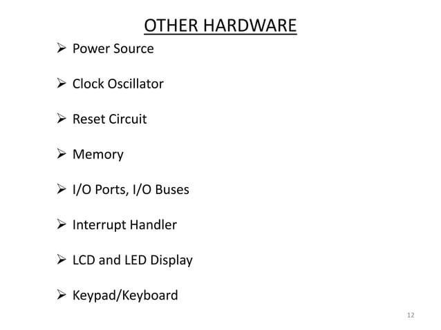 Embedded Systems & Robotics | PPTX