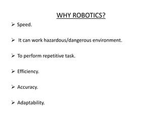 Embedded Systems & Robotics | PPTX
