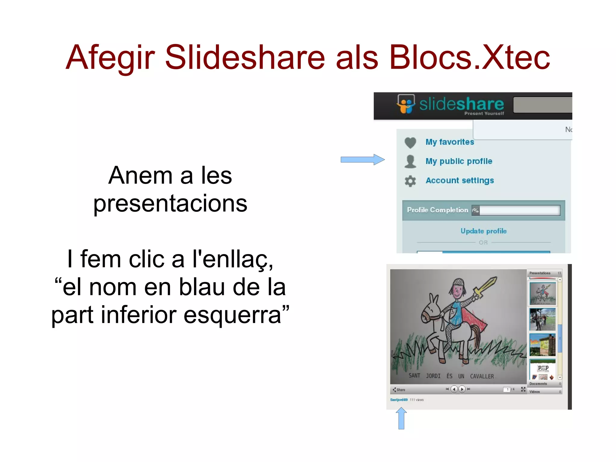 Penjar presentacions a Blocs de l'Xtec | ODP